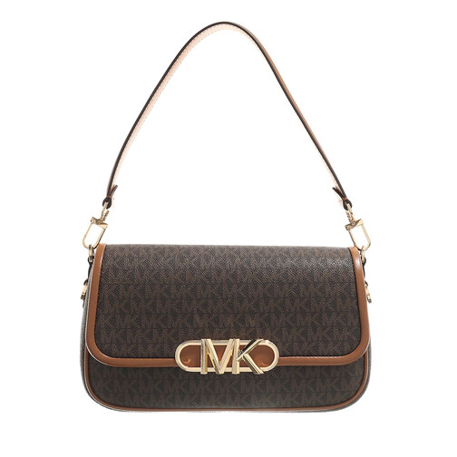 Michael Kors Parker Medium Convertible Pouchette Shoulder Brn Acorn ...