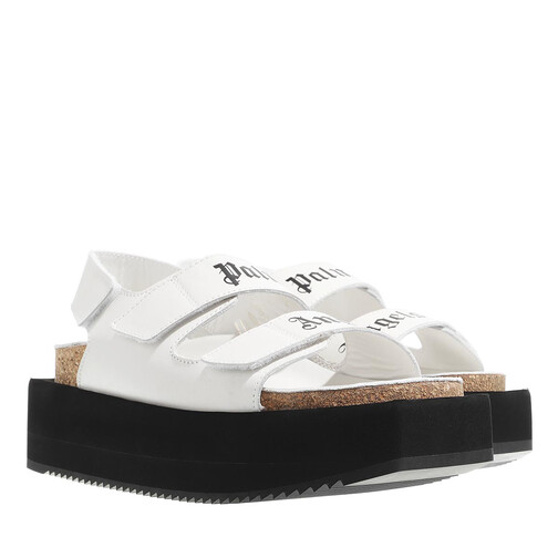 Palm Angels Platform Birk White Black | Sandal | fashionette