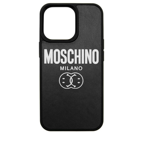 Moschino Phone Case Fantasy Print Black | Phone Sleeve | fashionette